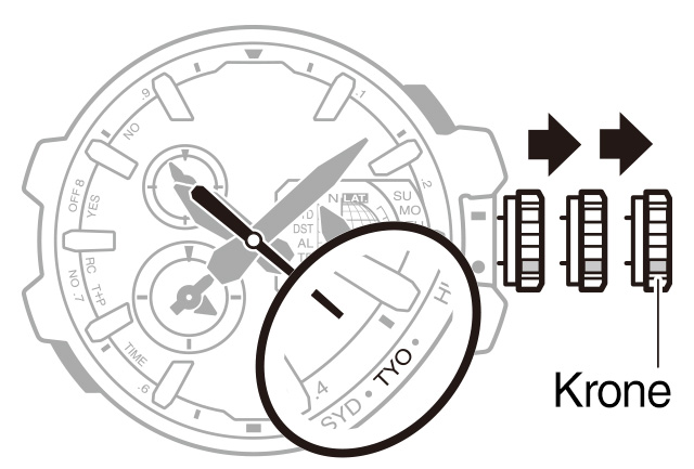 Empfangsanleitung – GPS HYBRID WAVE CEPTOR-Uhr – Support – CASIO