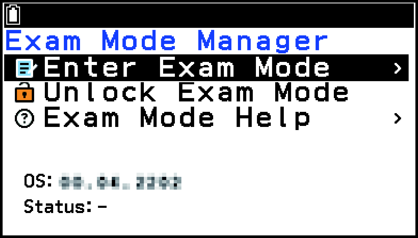 Exam Mode App (for fx-CG100)