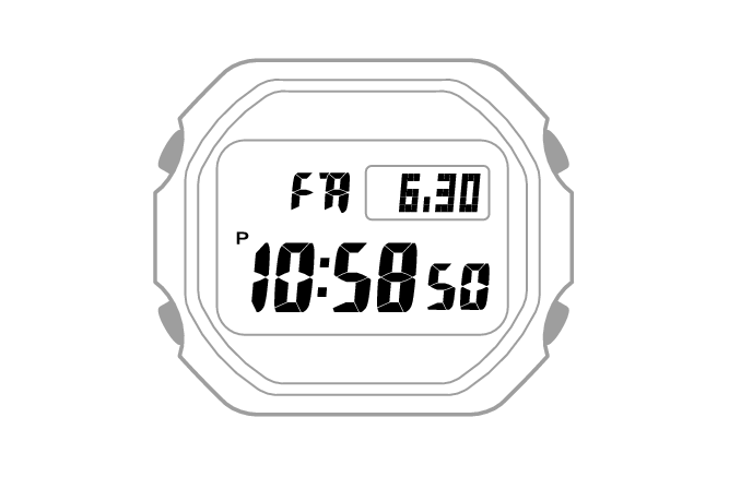 Haut de la page Numéro du module 3539 G-SHOCK - Assistance - CASIO